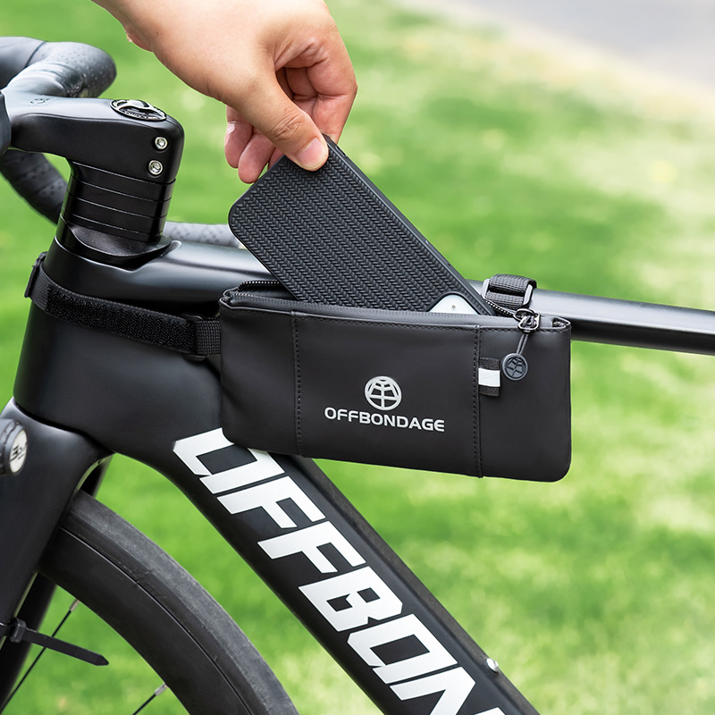 OFFBONDAGE Bicycle Top Tube Bag - Mountain Bike Front Beam Mobile Phone ...