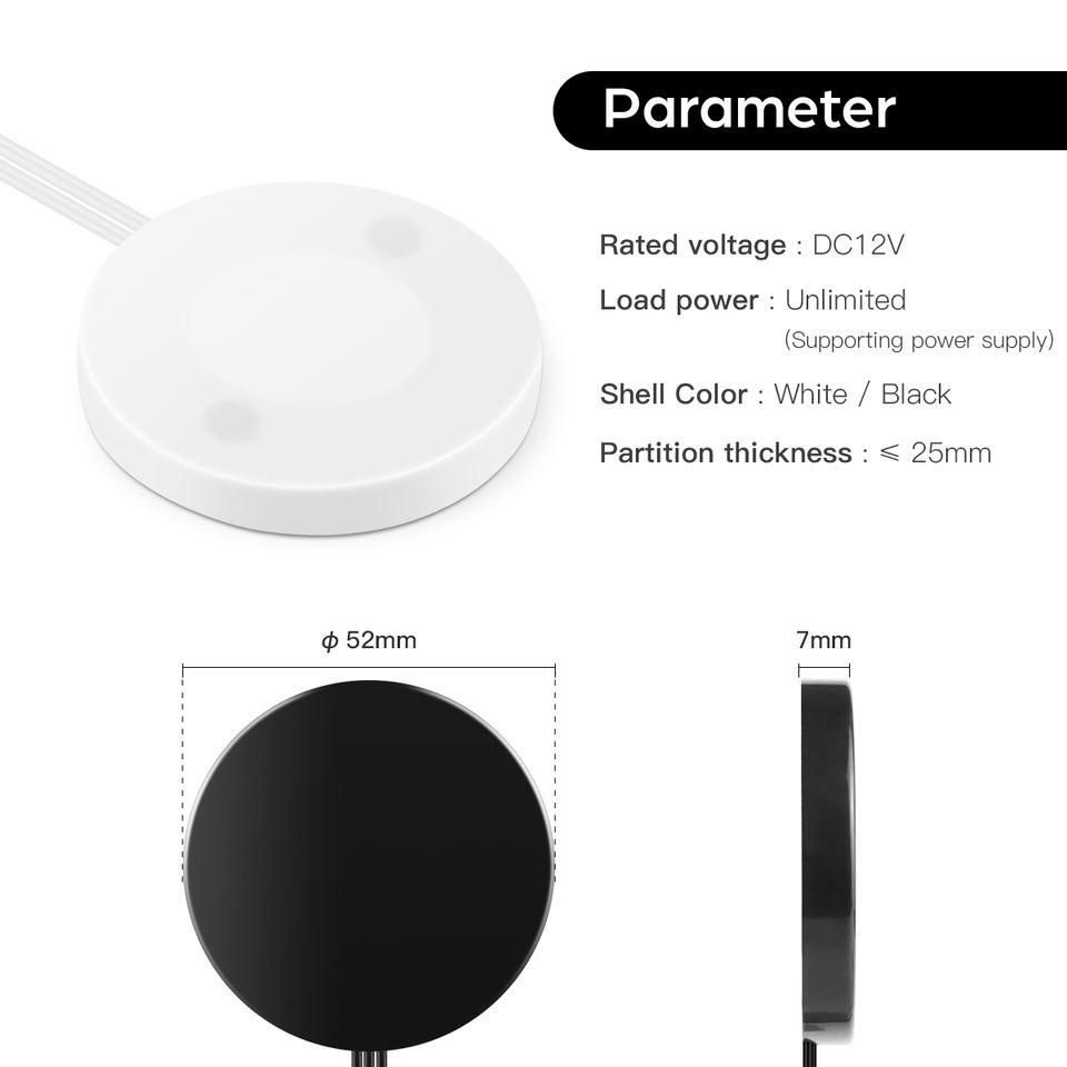 Hidden Partition Touch Sensor Switch - Wardrobe & Cabinet Light Dimming ...