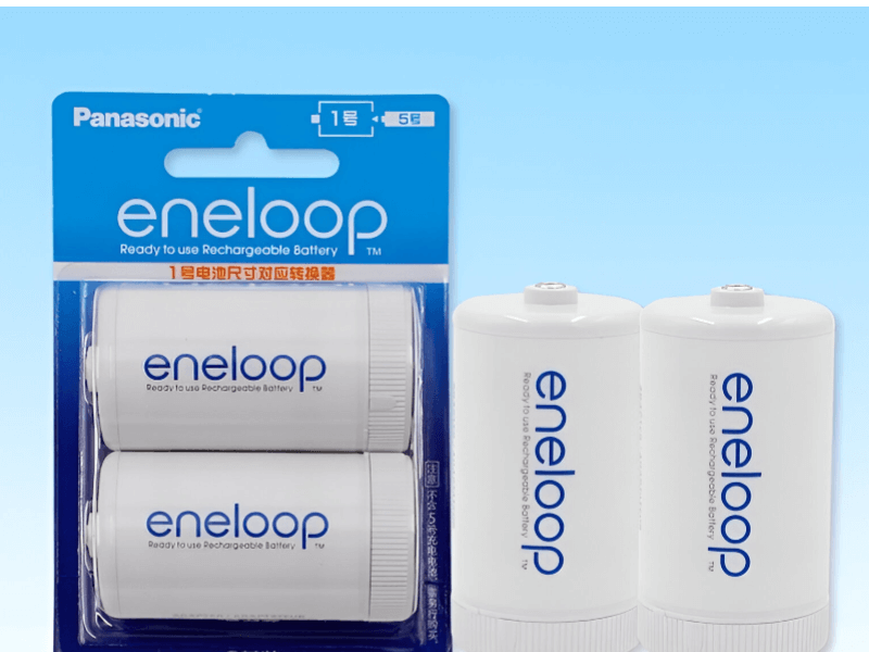 AA to D Size Battery Adapter Converter