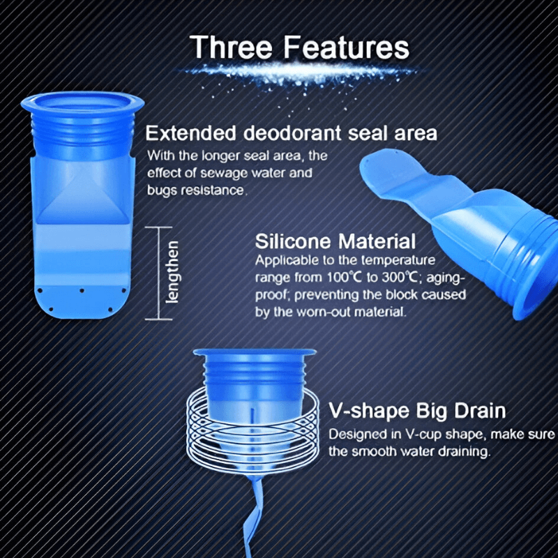 Universal Floor Drain Deodorizer for Toilets